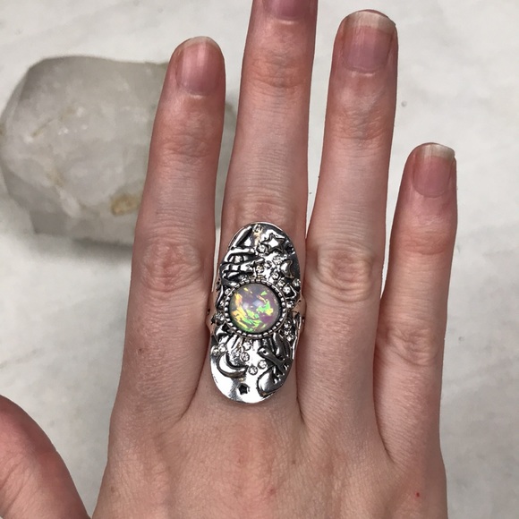 Hand Crafted | Jewelry | 3 For 3 Sterling Silver Moonstone Accent Ring ...